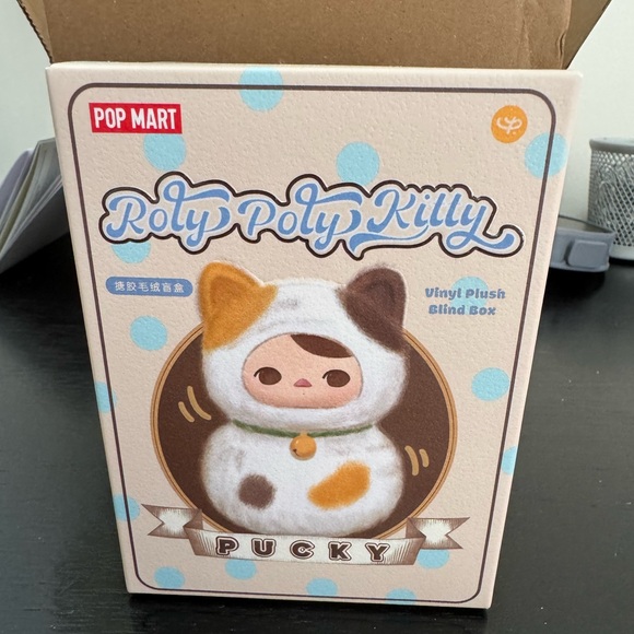 POP MART | Toys | Roly Poly Kitty Vinyl Plush Blind Box Multicolor ...